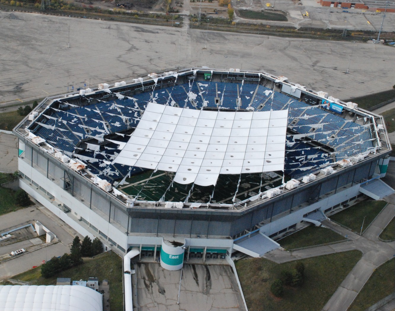 Fuera de juego: así languidece el silverdome de detroit, el que fuera ...