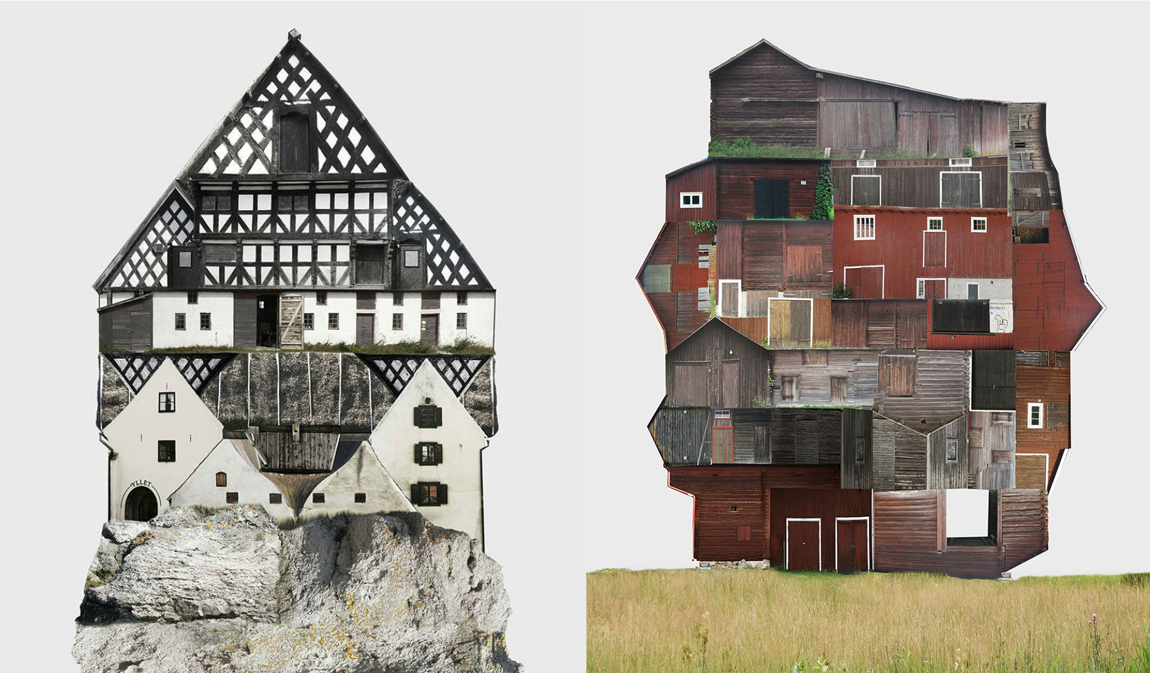 COLLAGE: COLLAGE DE CASAS MUNDIALES