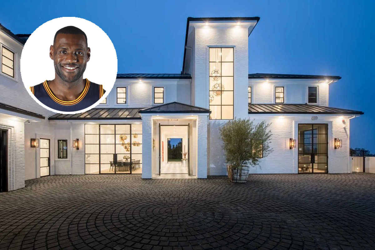 Así es la mansión de LeBron James, amenazada por los incendios que ...