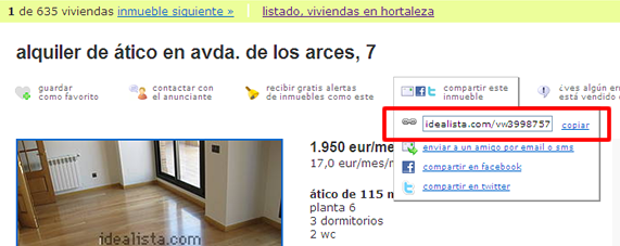 En idealista.com ya puedes ver los anuncios publicados en las últimas ...