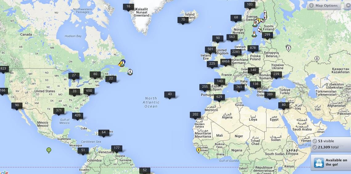 Nueve sorprendentes mapas para ‘ver’ el mundo en tiempo real ...