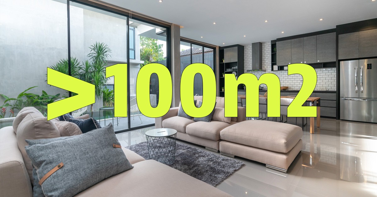 Solo una de cada tres viviendas en venta en España tiene más de 100m2 — idealista/news