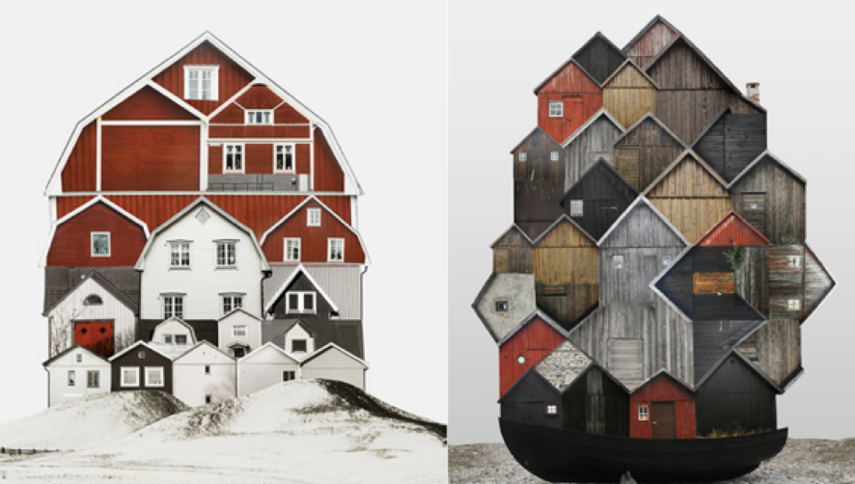 'Collage' de casas: una fascinante vuelta al mundo a través de sus ...