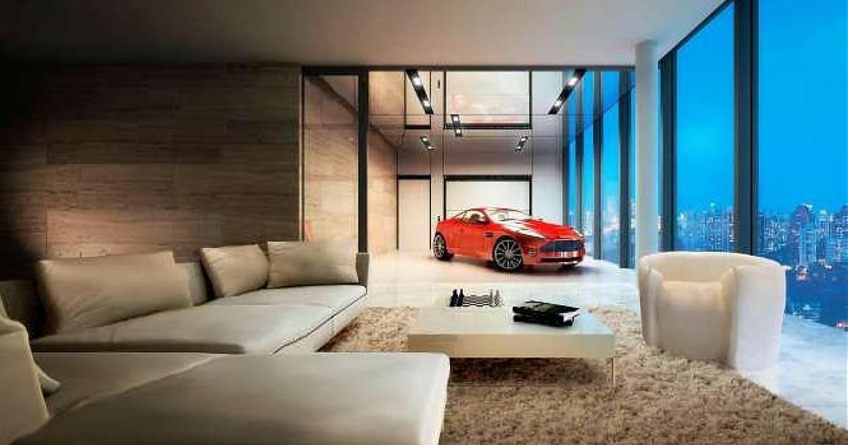 Casas de lujo donde el coche duerme en el salón (fotos) — idealista/news