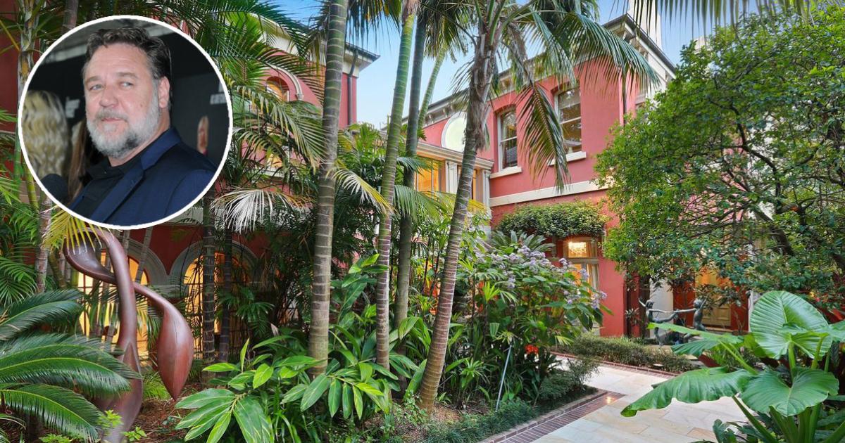 La antigua residencia de Russell Crowe en Sídney busca nuevo ...