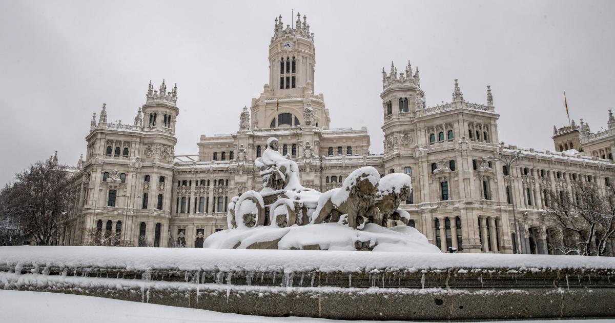 Imágenes increíbles de la histórica nevada que ha provocado el temporal ...