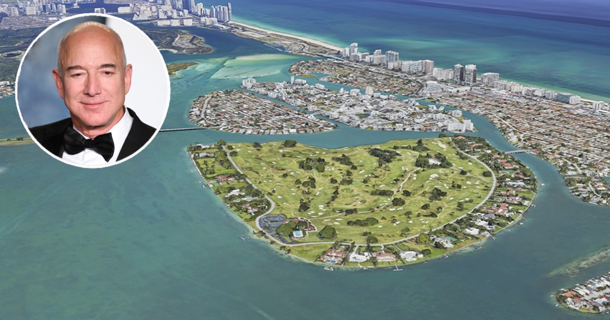 Jeff Bezos compra una mansión de 62,1 millones en la isla de los ricos ...