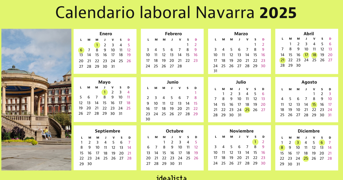Calendario laboral Navarra 2025 — idealista/news