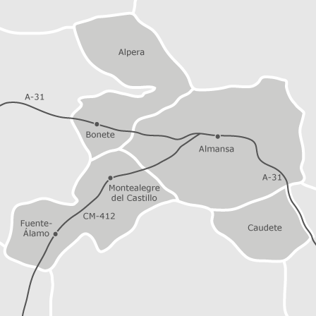 Mapa de Corredor de Almansa, Albacete — idealista