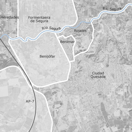 Mapa de Rojales, Alicante: viviendas en alquiler — idealista