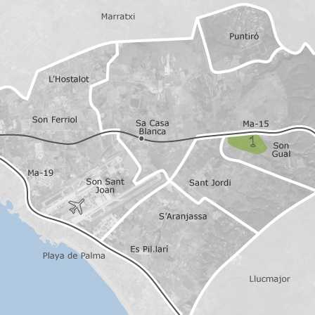 Mapa de Son Ferriol - Sant Jordi, Palma de Mallorca — idealista