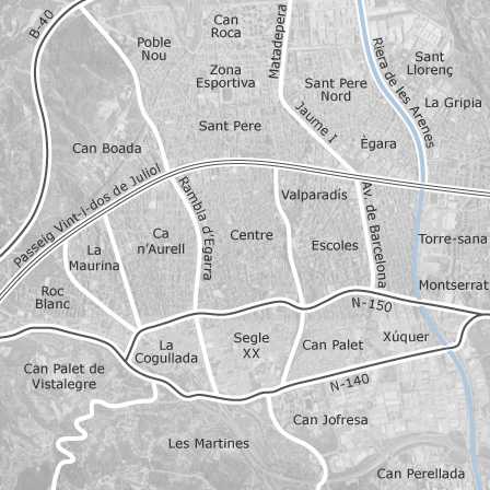 Mapa de Terrassa, Barcelona — idealista