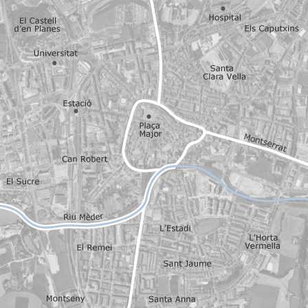 Mapa de Vic, Barcelona — idealista