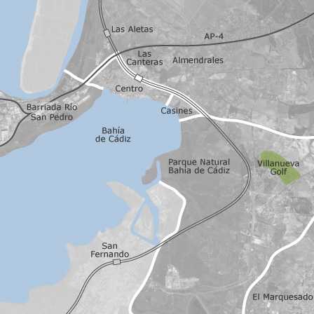 Mapa de Puerto Real, Cádiz — idealista
