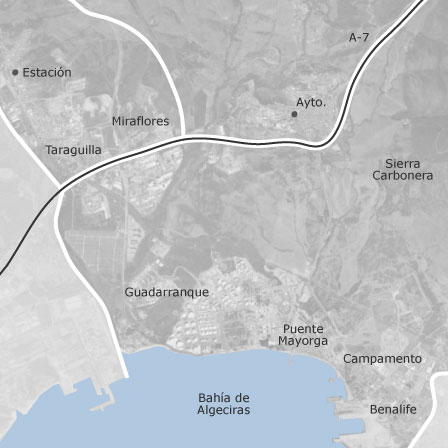Map of San Roque, Cadiz: rooms for rent — idealista