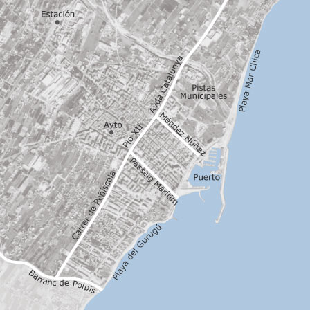Mapa de Benicarló, Castellón — idealista