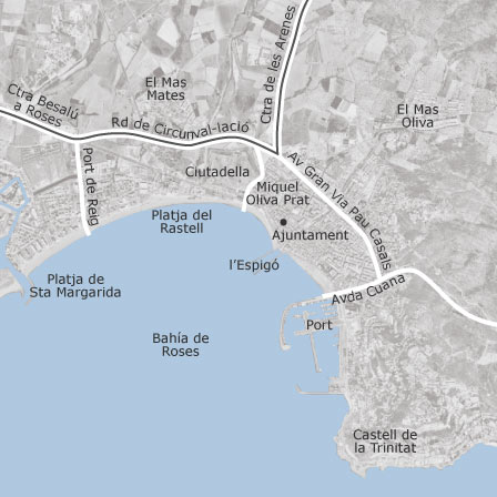 Map of Roses, Gerona: homes for sale — idealista