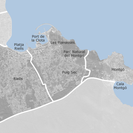 Mapa de Eixample Turístic, L'Escala — idealista
