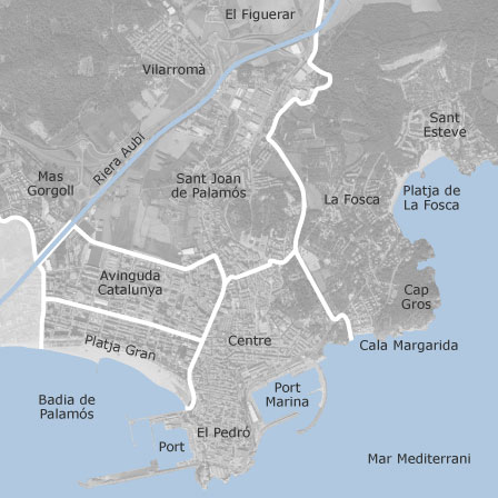 Mapa de Palamós, Girona — idealista