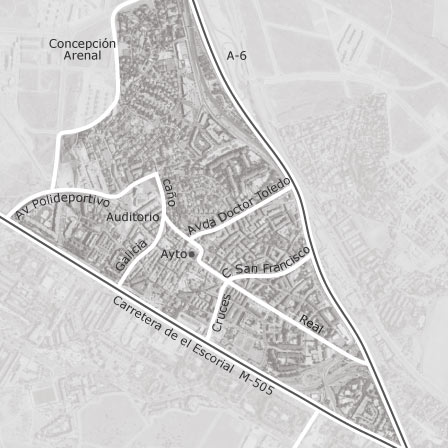 Mapa de Rozas Centro, Las Rozas de Madrid — idealista