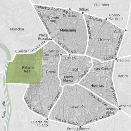 Mapa de Centro, Madrid — idealista