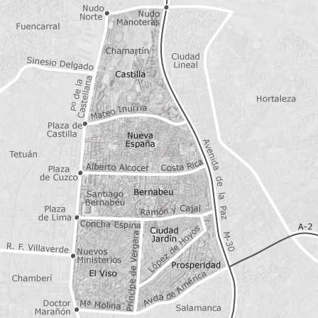 Mapa de Chamartín, Madrid — idealista