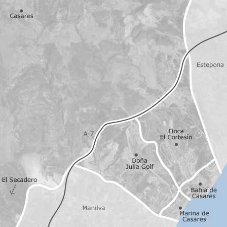 Map of Casares, Malaga: homes for rent — idealista