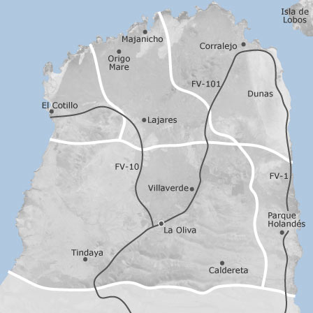 Map of La Oliva, Las Palmas: homes for sale — idealista