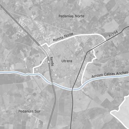 Mapa de Utrera, Sevilla — idealista