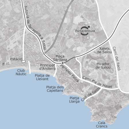 Mapa de Salou, Tarragona — idealista