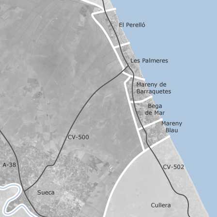 Mapa de Sueca, València — idealista